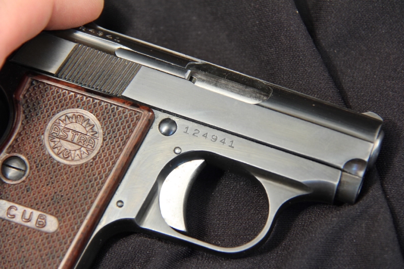 Astra-Unceta Y Cia Cub .22 Short Semi-Auto Pistol W/ Holster, No Reserve For Sale at GunAuction ...